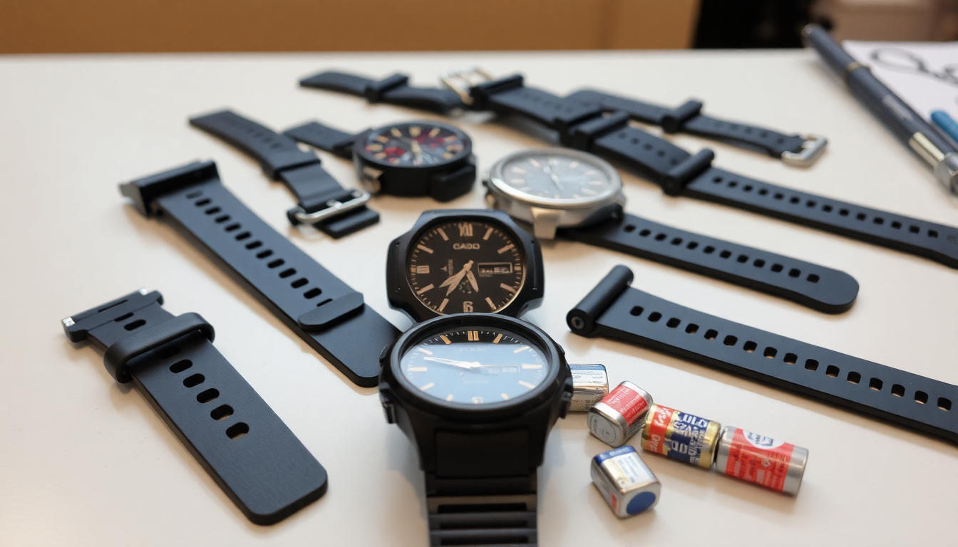2025 Guide to Casio Watch Straps & Battery Sizes – Japan Watch Parts