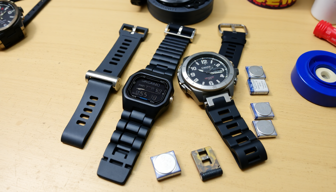 2025 Casio Watch Strap Replacement & Battery Size Guide – Japan Watch Parts