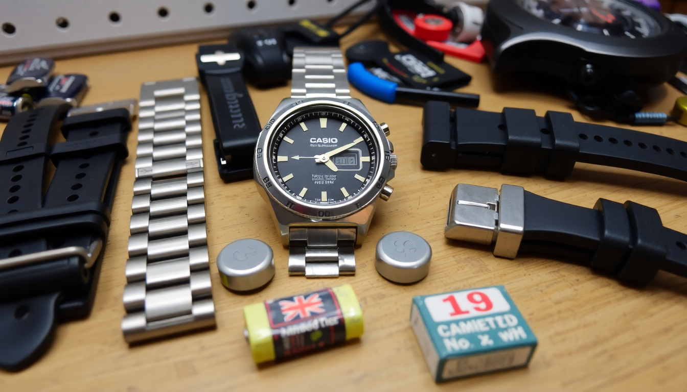 Ultimate Guide to Casio Watch Strap Replacement & Battery Sizes 2025 ...