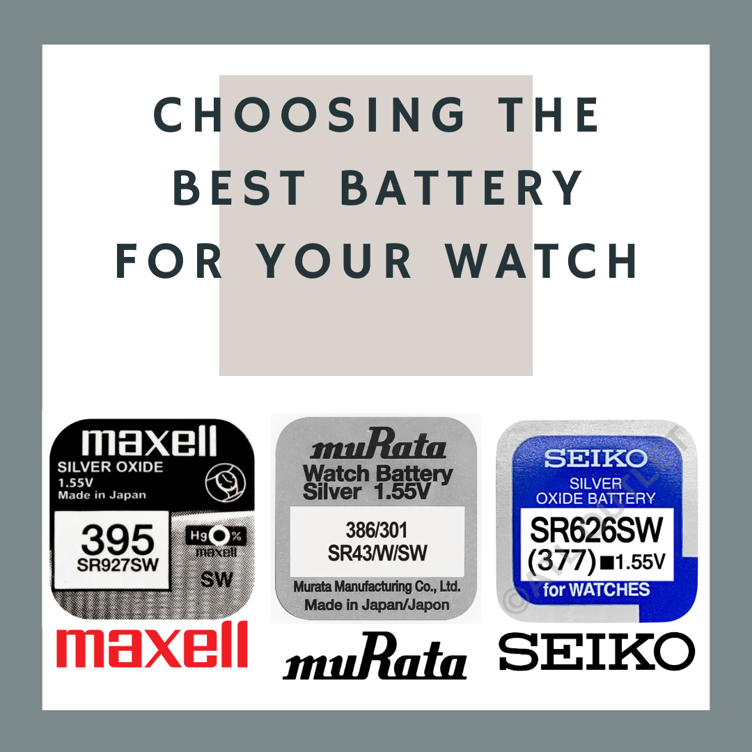 Maxell, Murata, Seiko: The Best Watch Battery | Japan Watch Parts